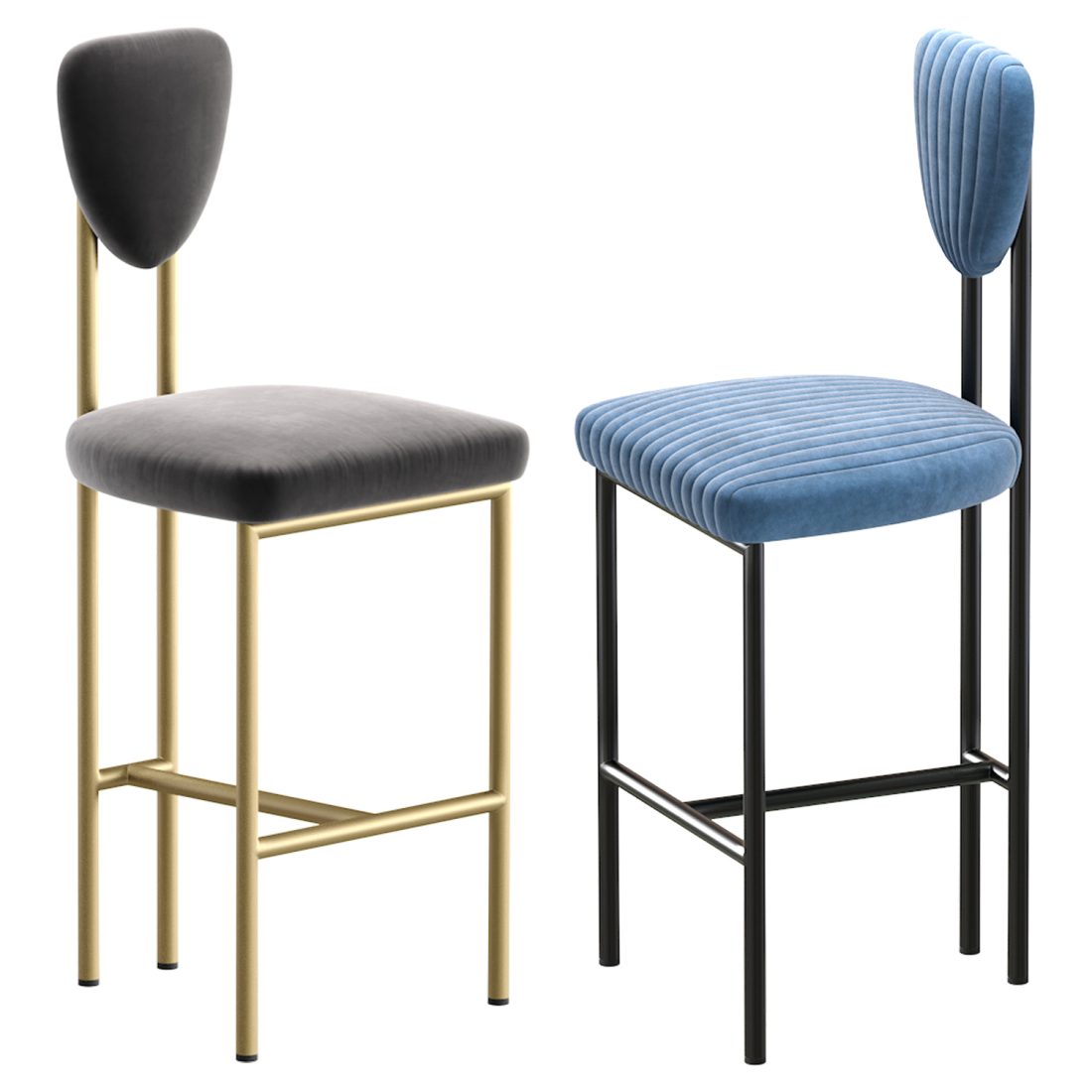Bar Stool Aurora By Cazarina Interiors - 3D Model for Corona