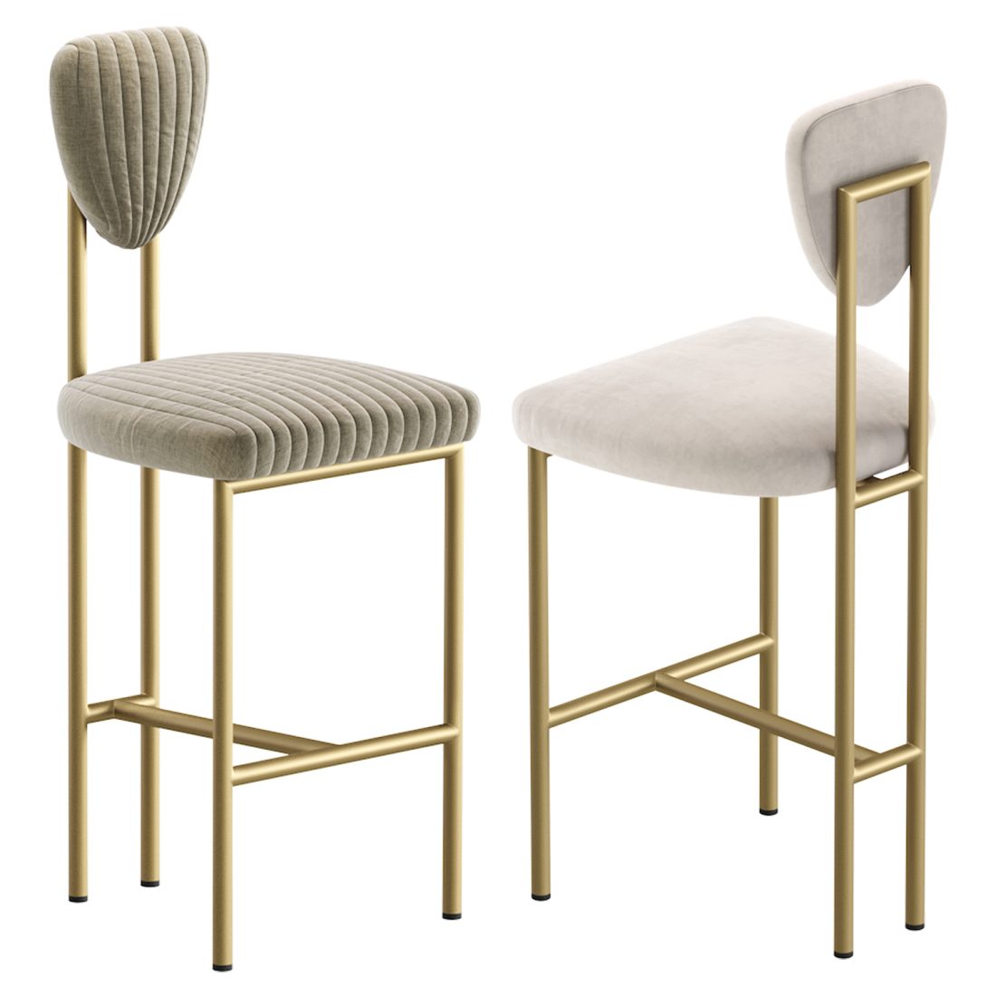 Bar Stool Aurora By Cazarina Interiors - 3D Model for Corona