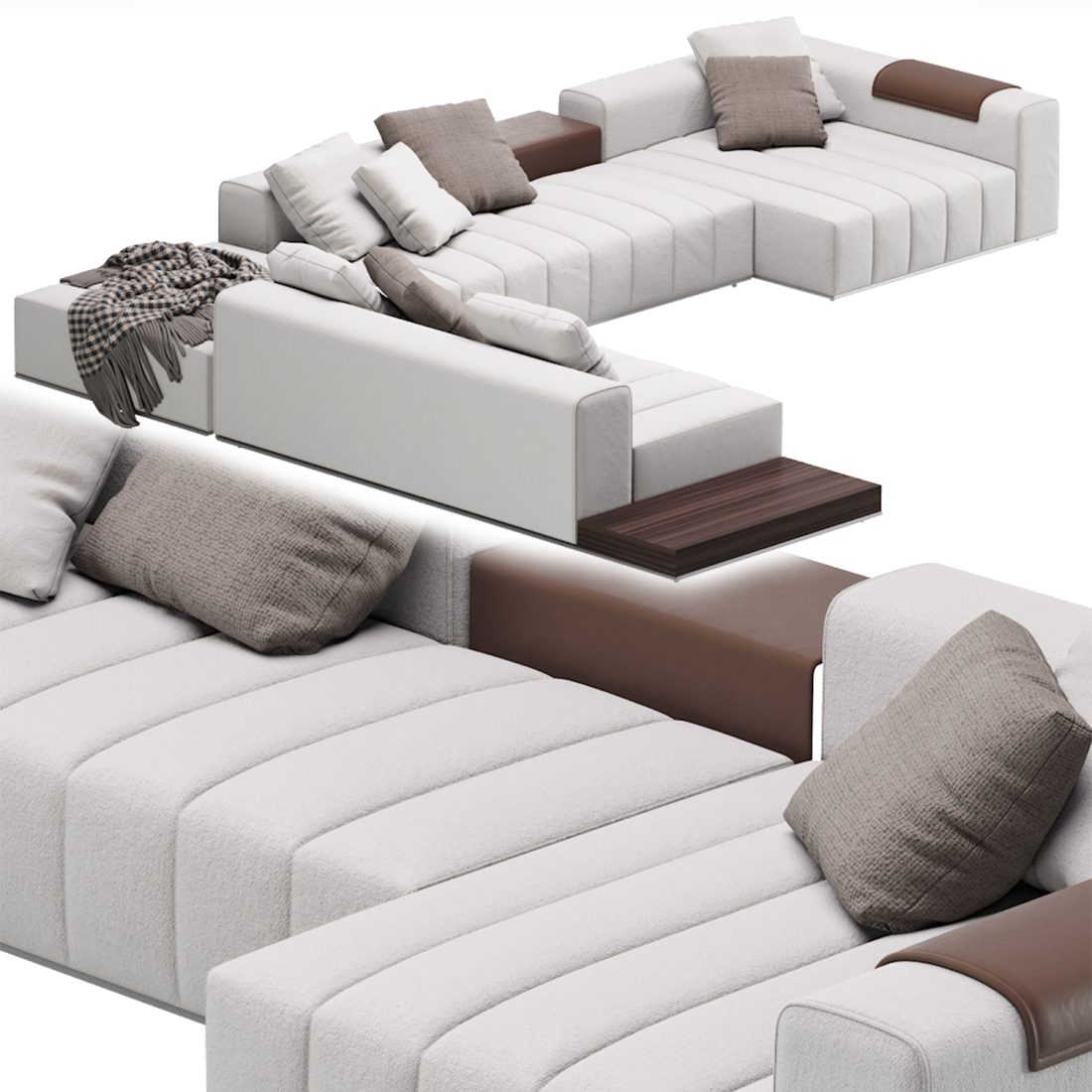 Goodman Modular Sofa 07 - 3D Model for Corona