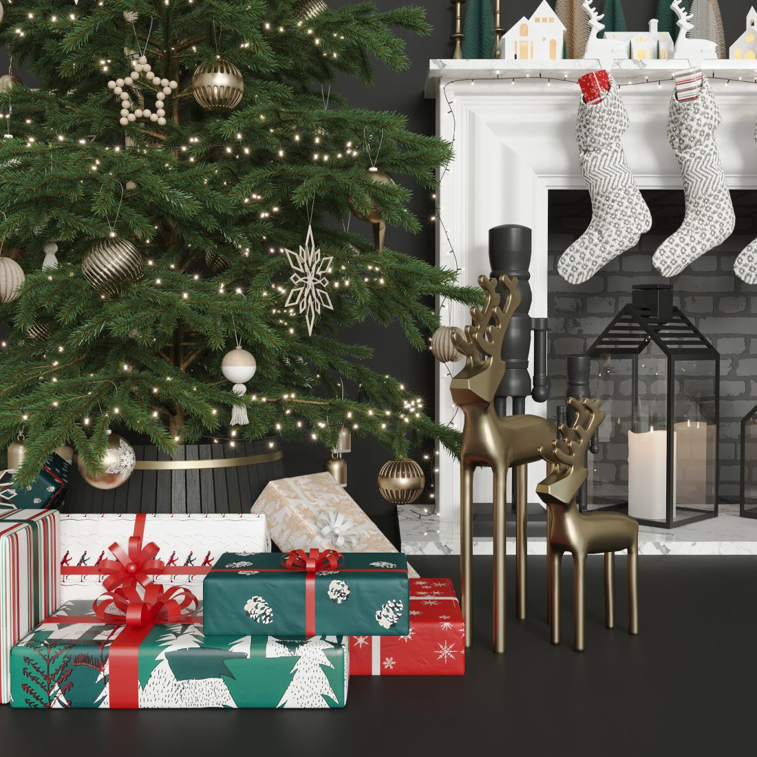 Merry Christmas - 3D Model for Corona
