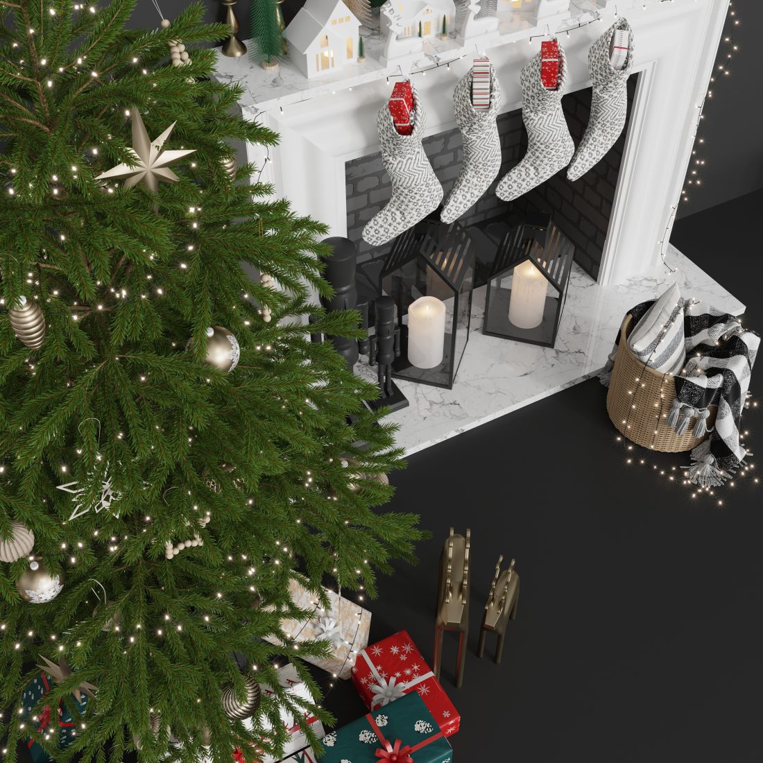 Merry Christmas - 3D Model for Corona