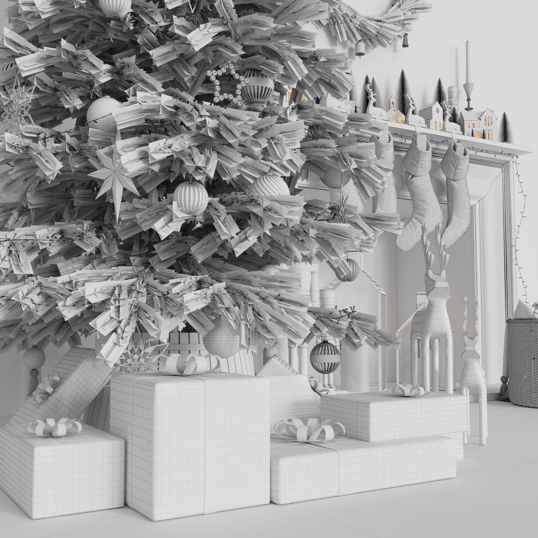 Merry Christmas - 3D Model for Corona