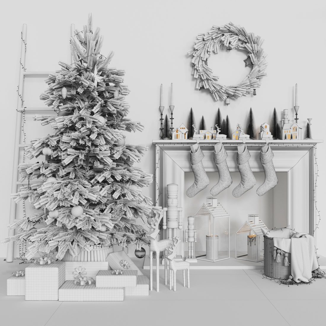Merry Christmas - 3D Model for Corona