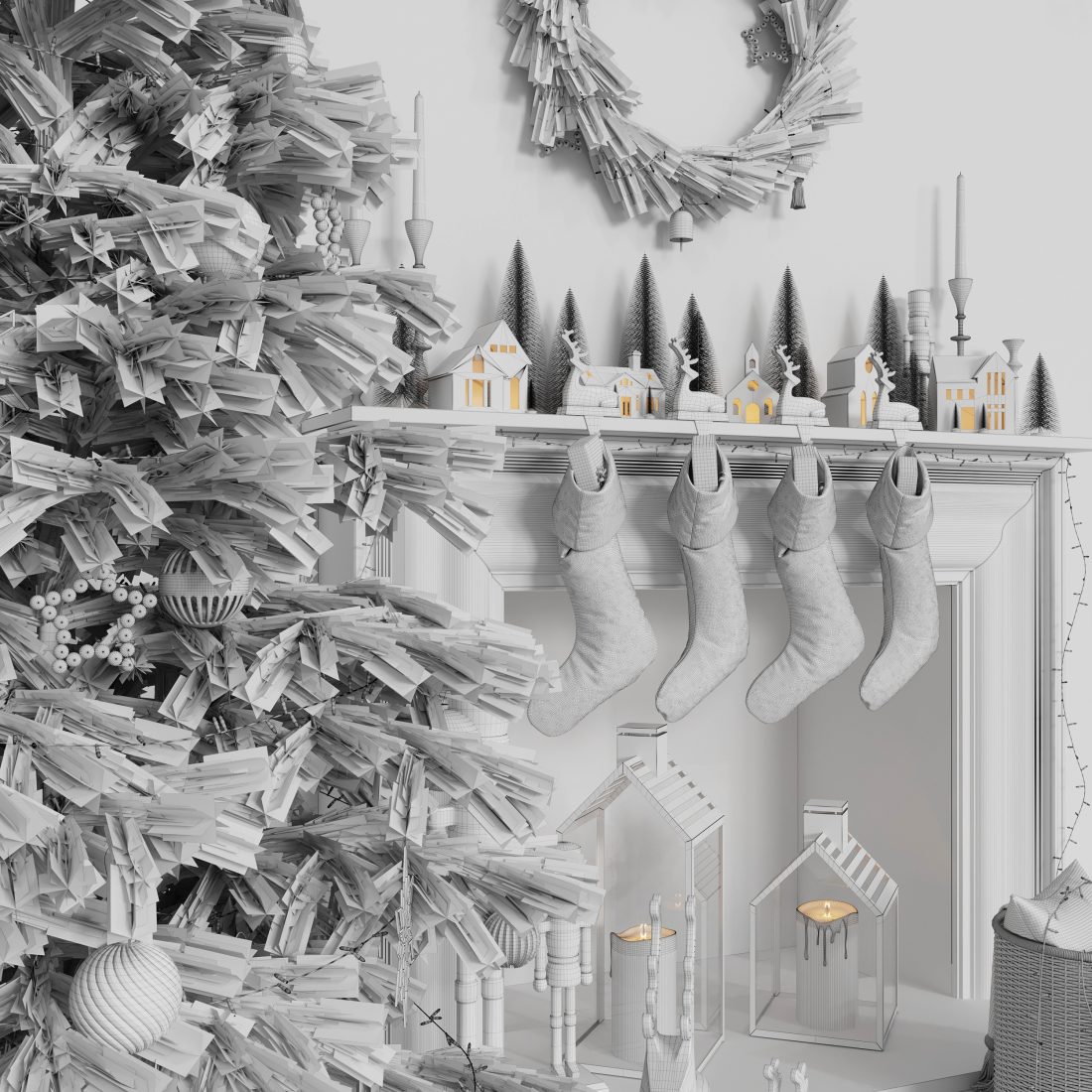 Merry Christmas - 3D Model for Corona