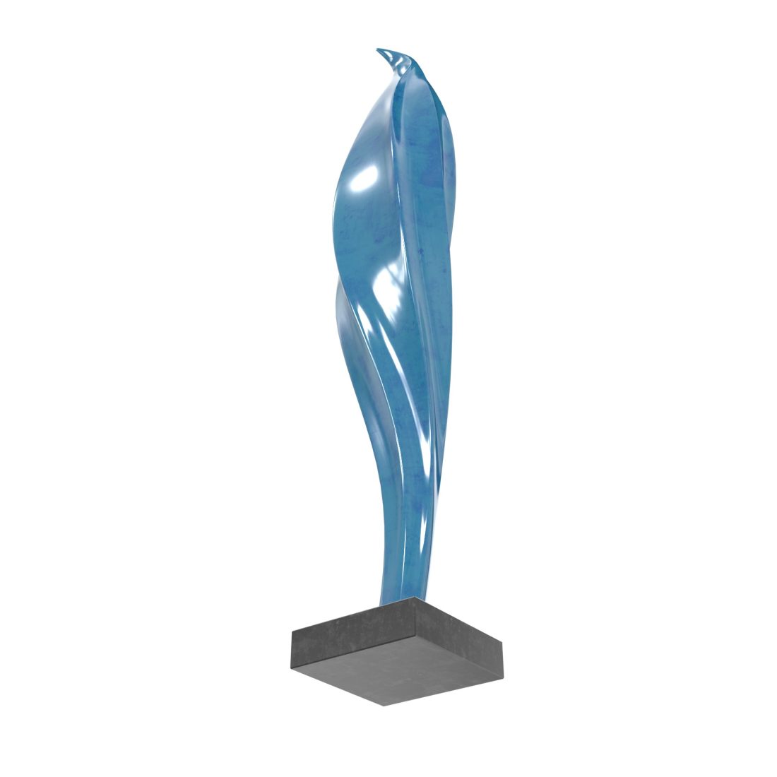 Sculpture Blue Flame 3D Model for Corona | CGMood