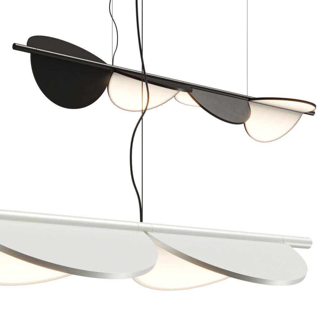 Flos Almendra S4 Linear Pendant Lamp 3D Model for VRay, Corona | CGMood