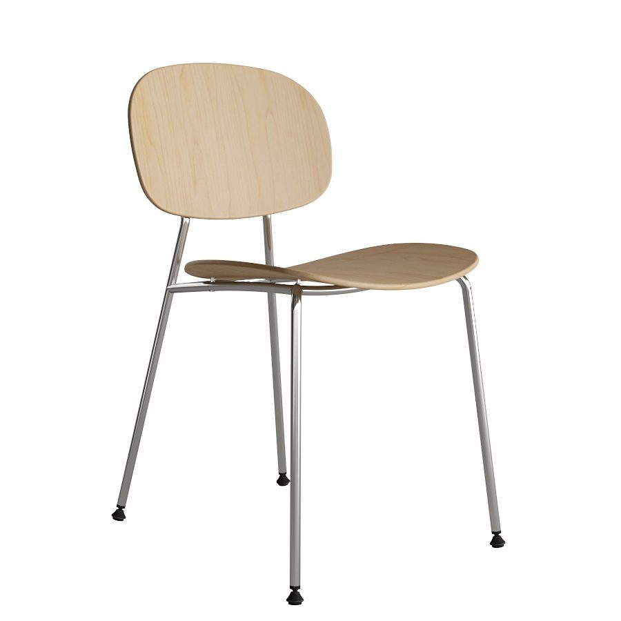Infiniti - Tondina 4 Legs - Pak And Chromed Steel - 3D Model for Corona