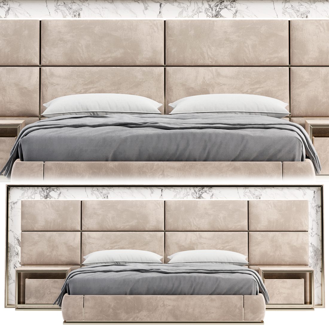 Aubade Bed By Visionnaire 3D Model for Corona | CGMood