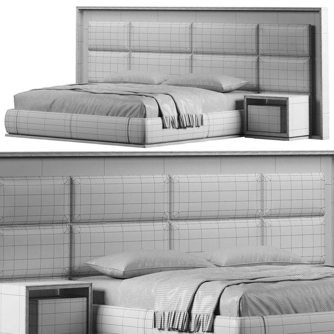 Aubade Bed By Visionnaire 3D Model for Corona | CGMood