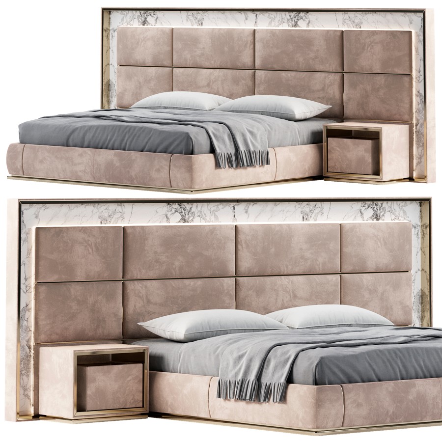 Aubade Bed By Visionnaire 3D Model for Corona | CGMood