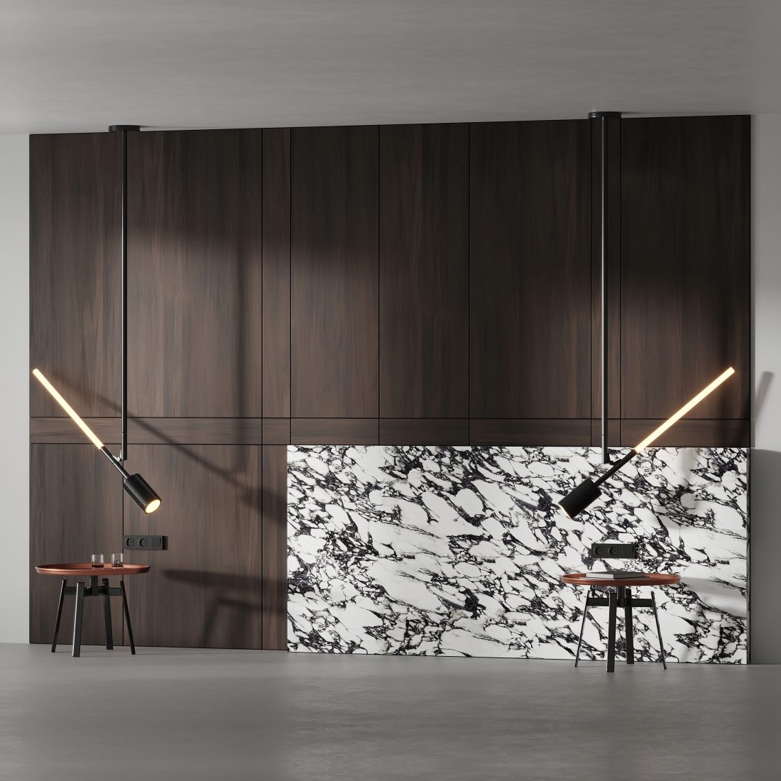 Wall Panel Composition Vol 2 W 3D Model for Corona | CGMood