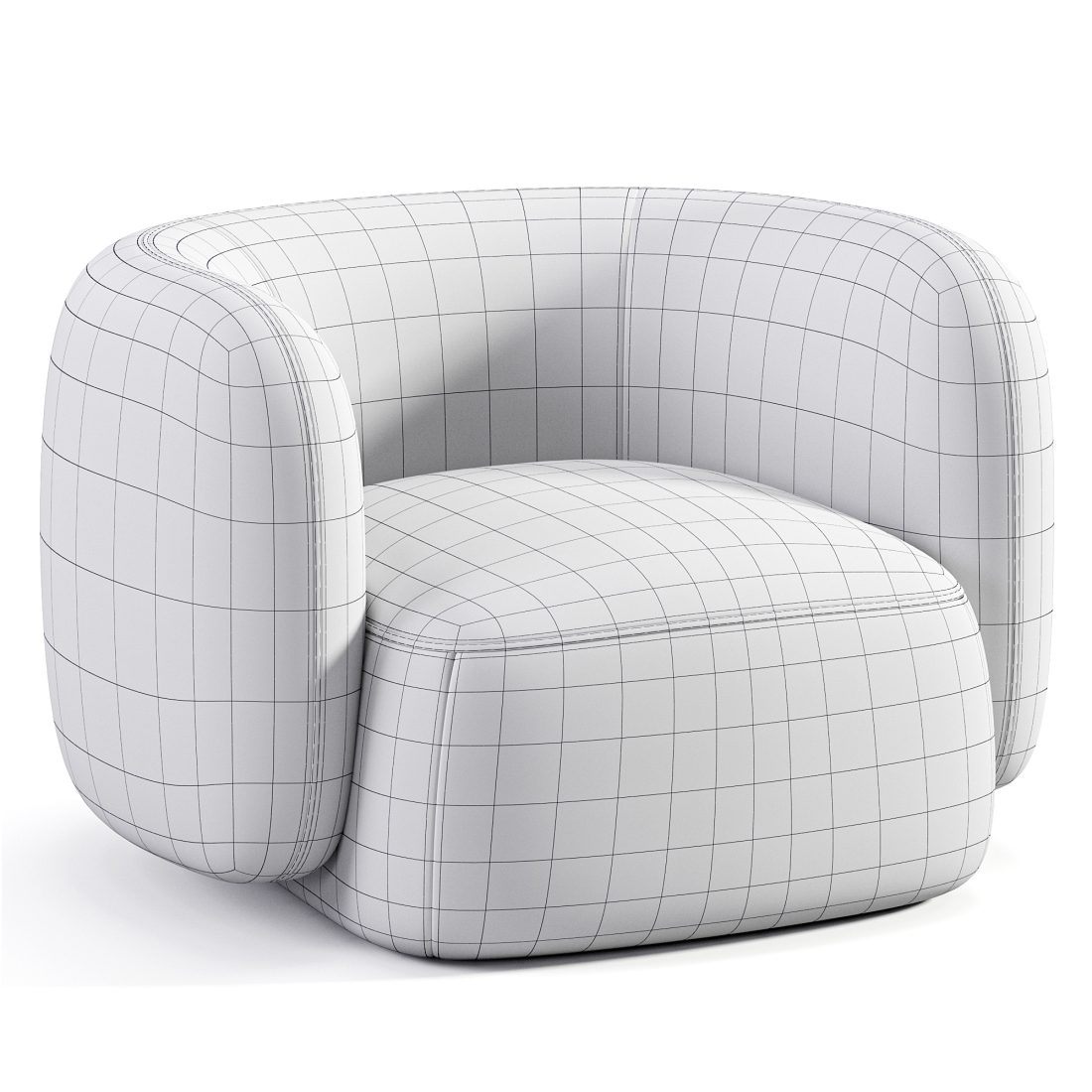 Domani Armchair By Performa 3D Model for Corona | CGMood