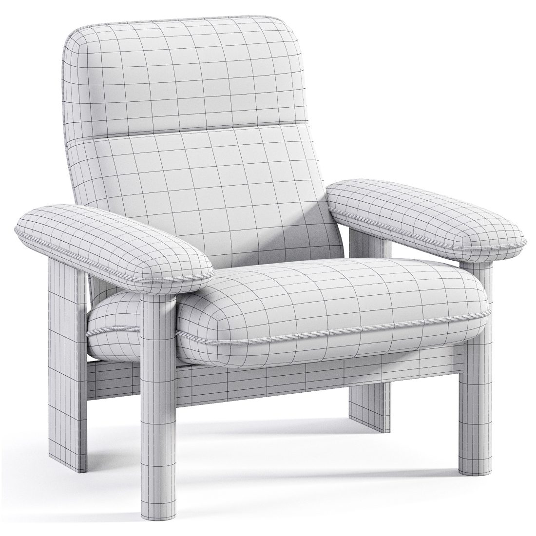 Lounge Chair Brasilia By Archdaily 3D Model for Corona | CGMood
