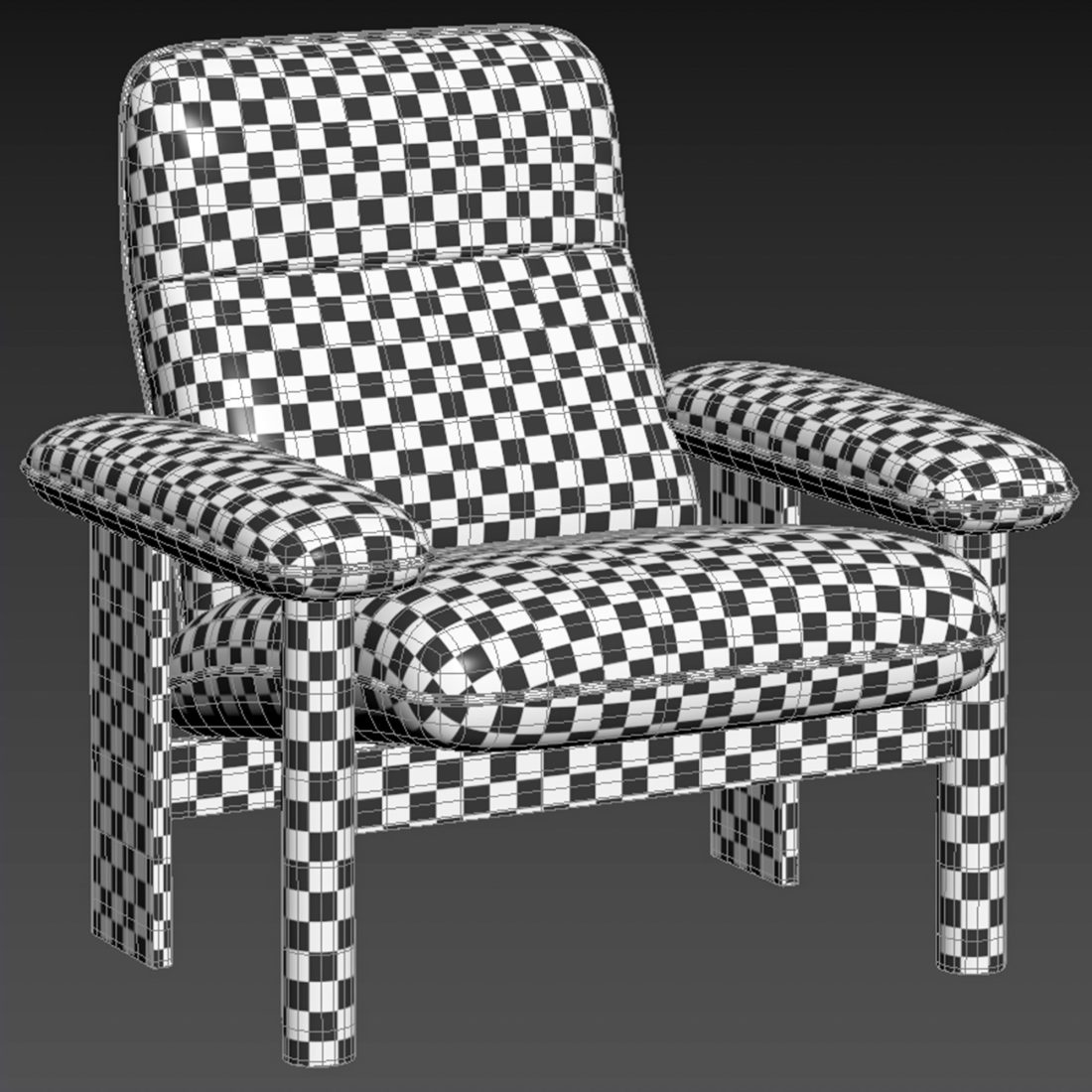 Lounge Chair Brasilia By Archdaily 3D Model for Corona | CGMood