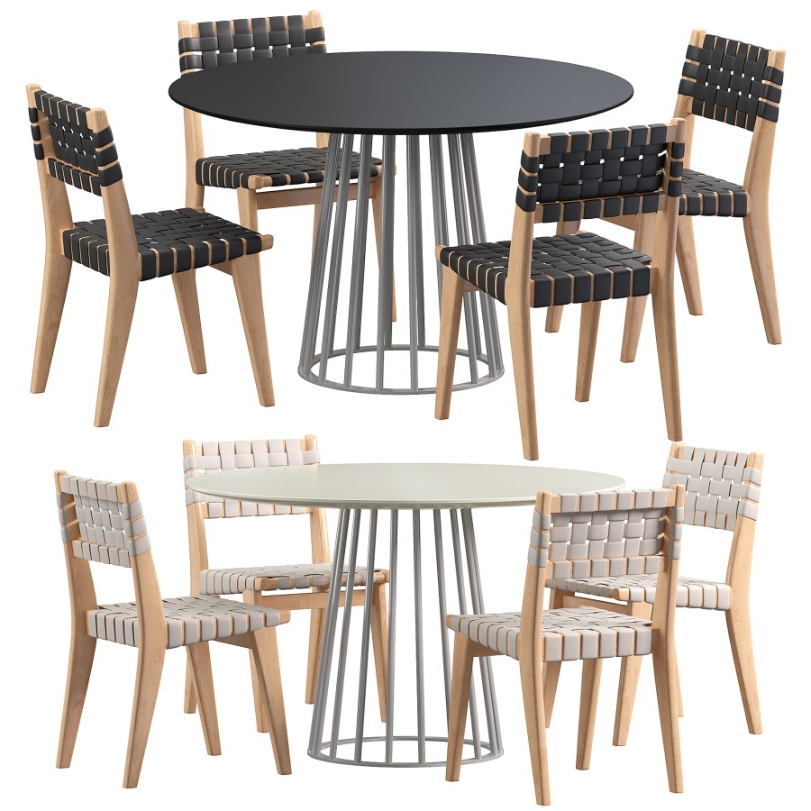 Chairs Model 666 - 3D Model for Corona