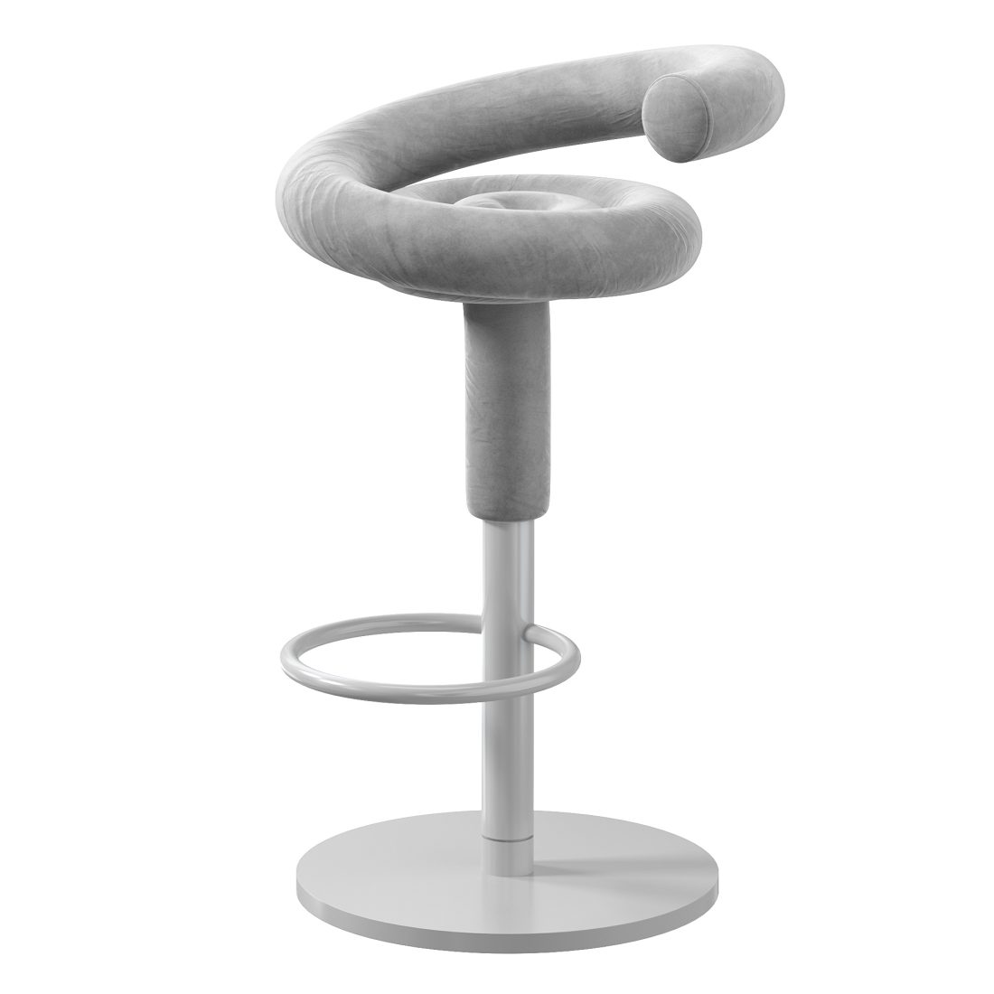 Elegant Contemporary Sweep Bar Stool 3D Model for Corona | CGMood