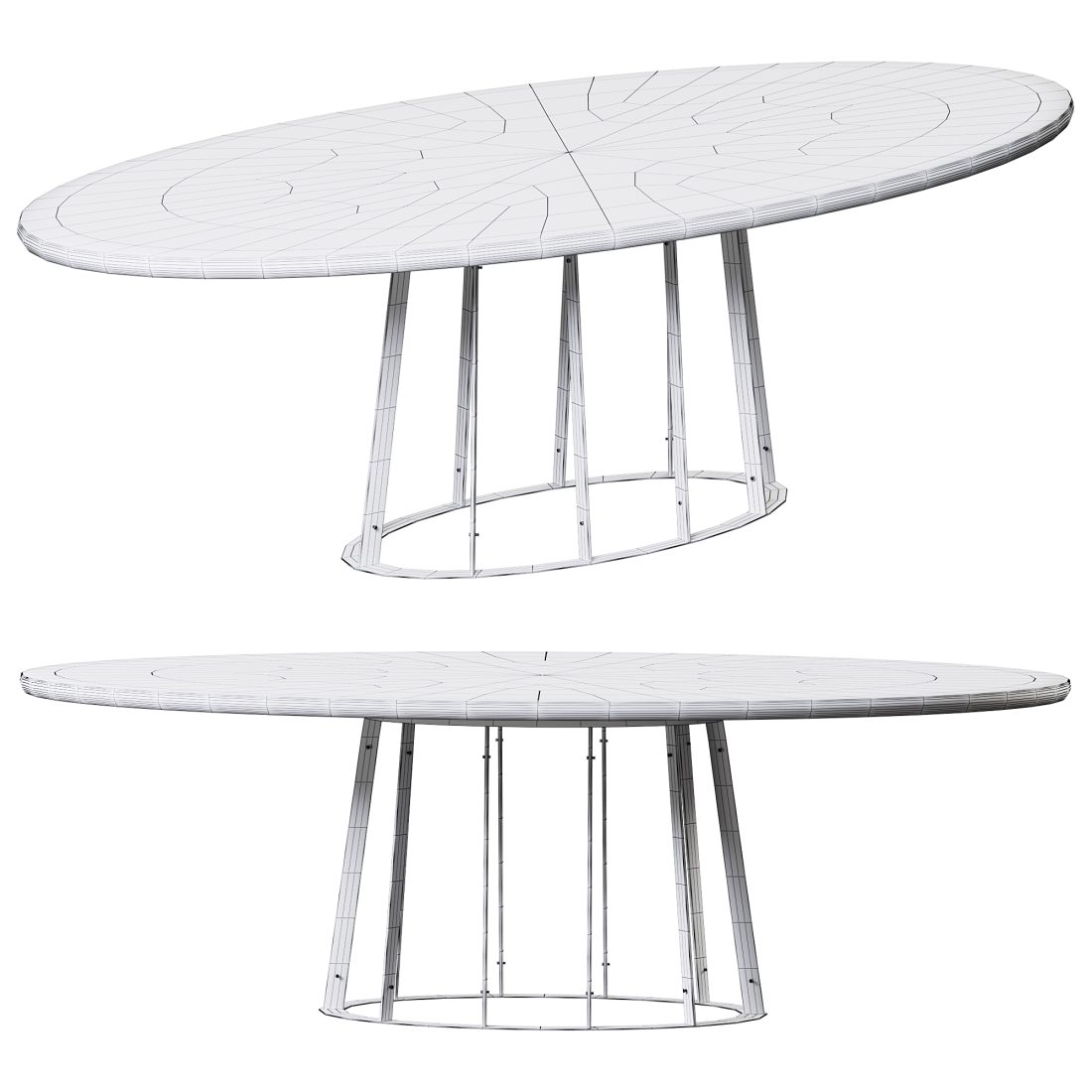 Alison Dining Table By Laskasas - 3D Model for Corona