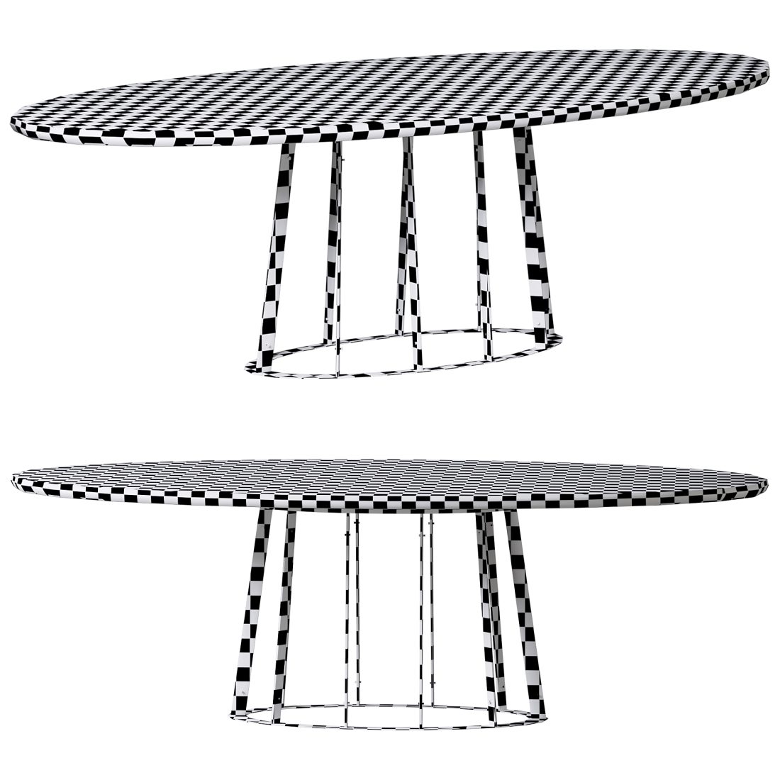 Alison Dining Table By Laskasas - 3D Model for Corona