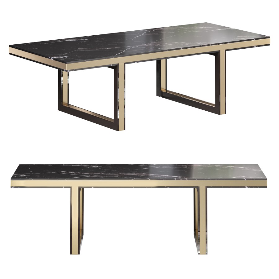 Pearl Dining Table - 3D Model for Corona