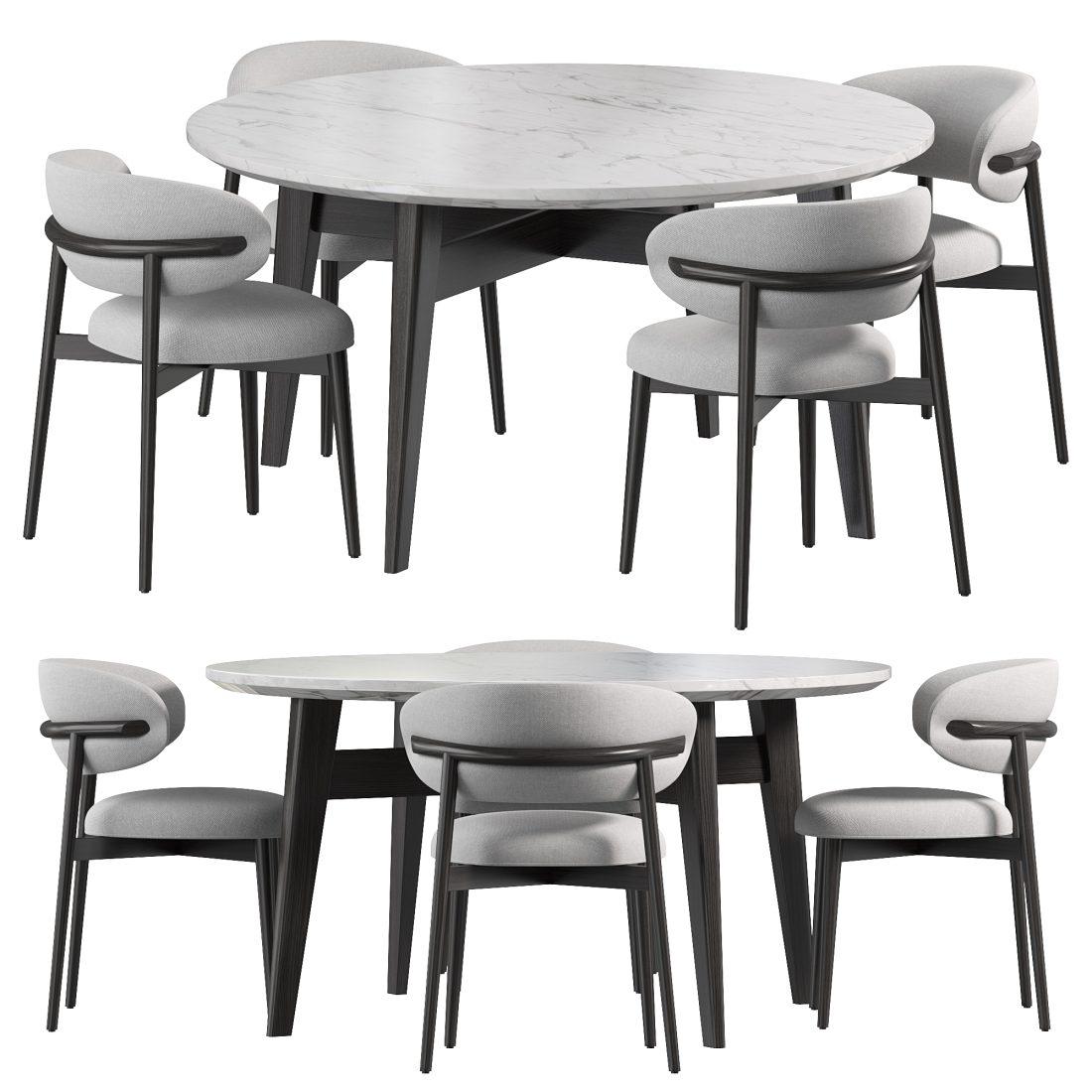 Oleandro Stol Vs Stul 2 - 3D Model for Corona