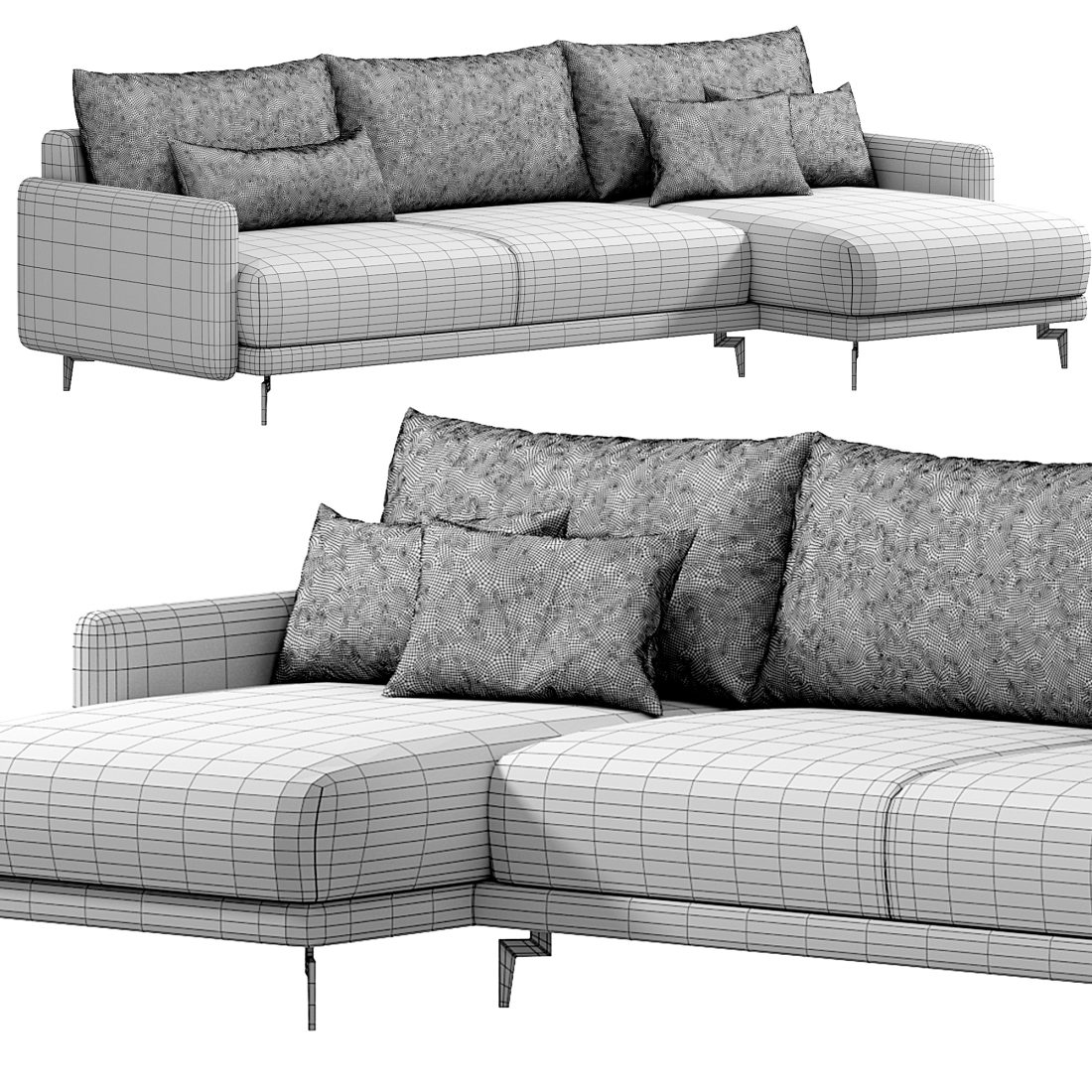 Archi Sofa By Skdesign 1 - 3D Model for Corona