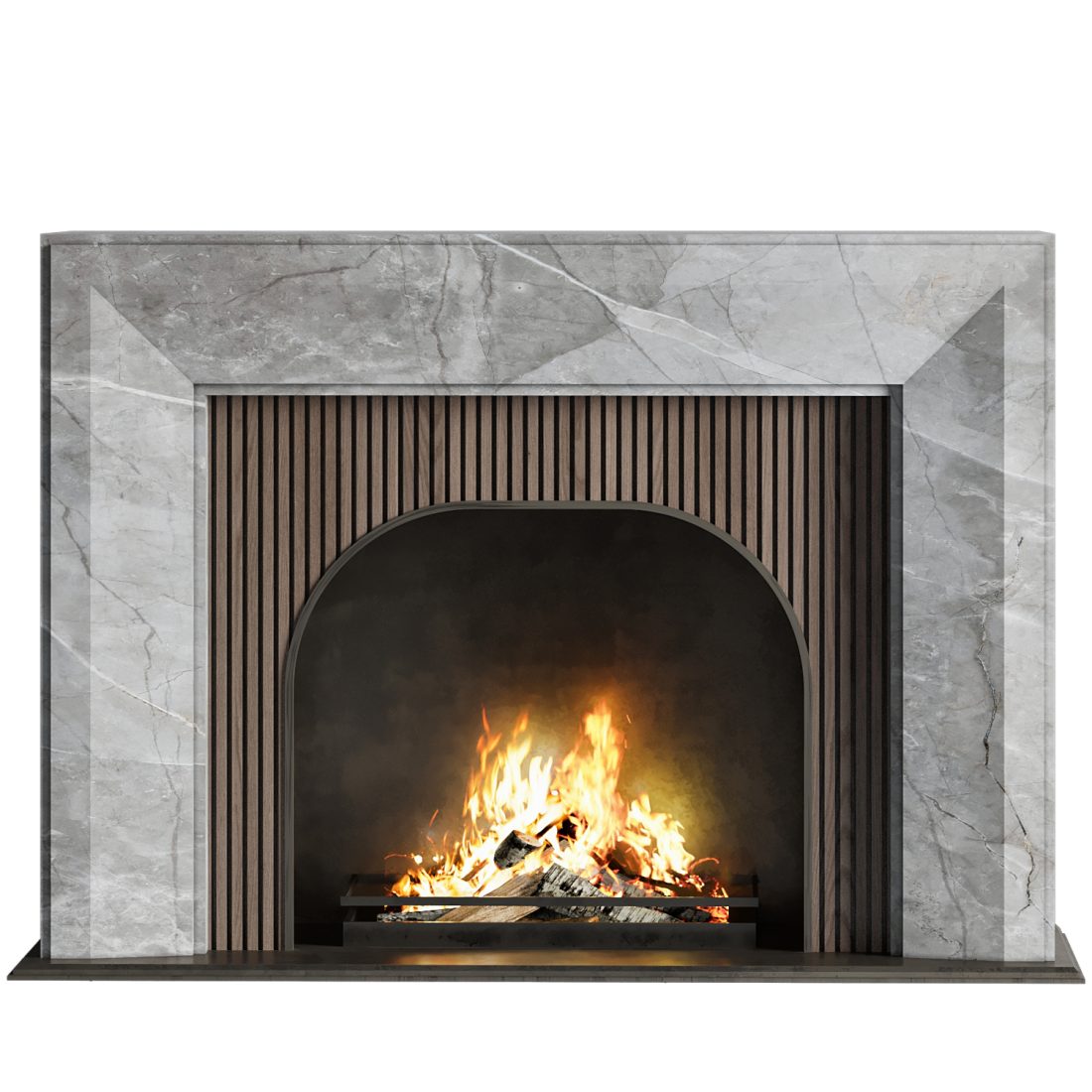 Fireplace 21 - 3D Model for VRay, Corona