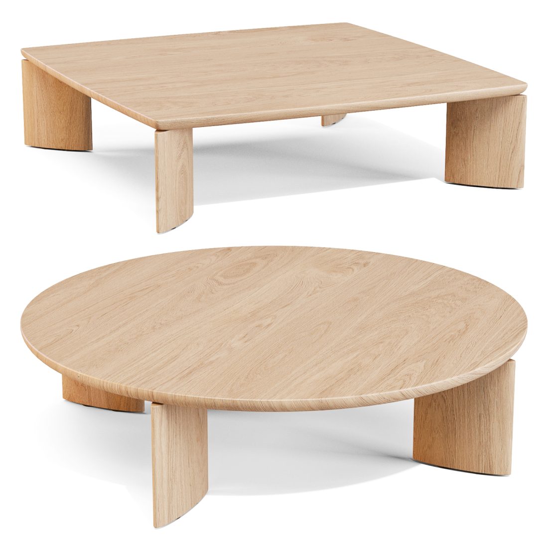 Leolux: Elli - Coffee Tables - 3D Model for Corona