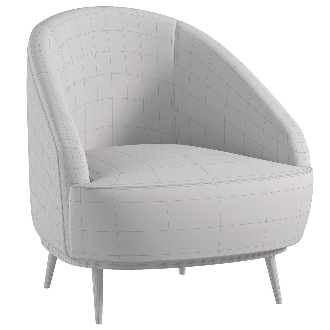 Hector Armchair By Laskasas Collection 3D Model for Corona | CGMood