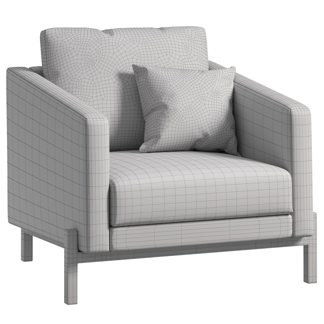 Munique Armchair By Laskasas 2015 Corona - 3D Model for Corona