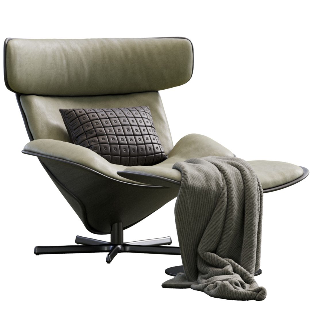 Armchair Almora By Bebitalia - 3D Model for Corona