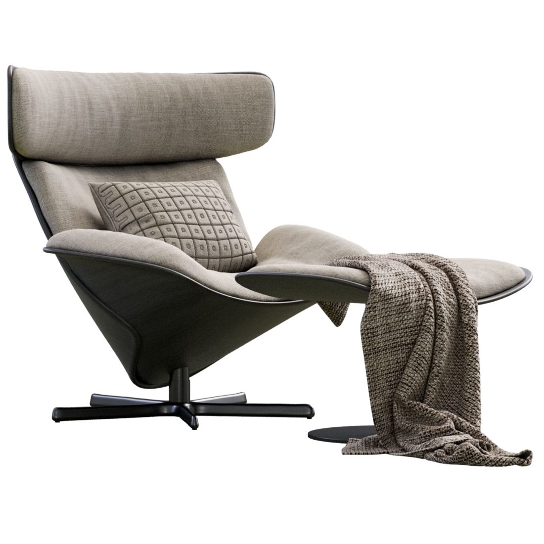 Armchair Almora By Bebitalia - 3D Model for Corona
