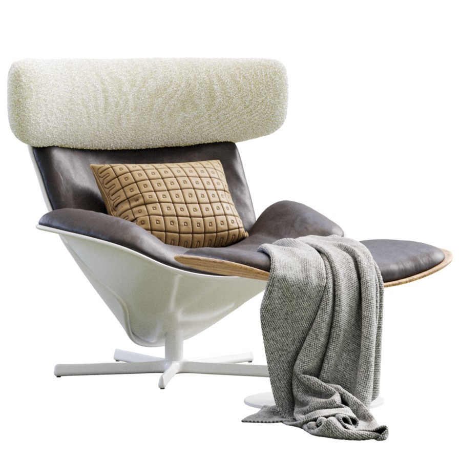 Armchair Almora By Bebitalia - 3D Model for Corona