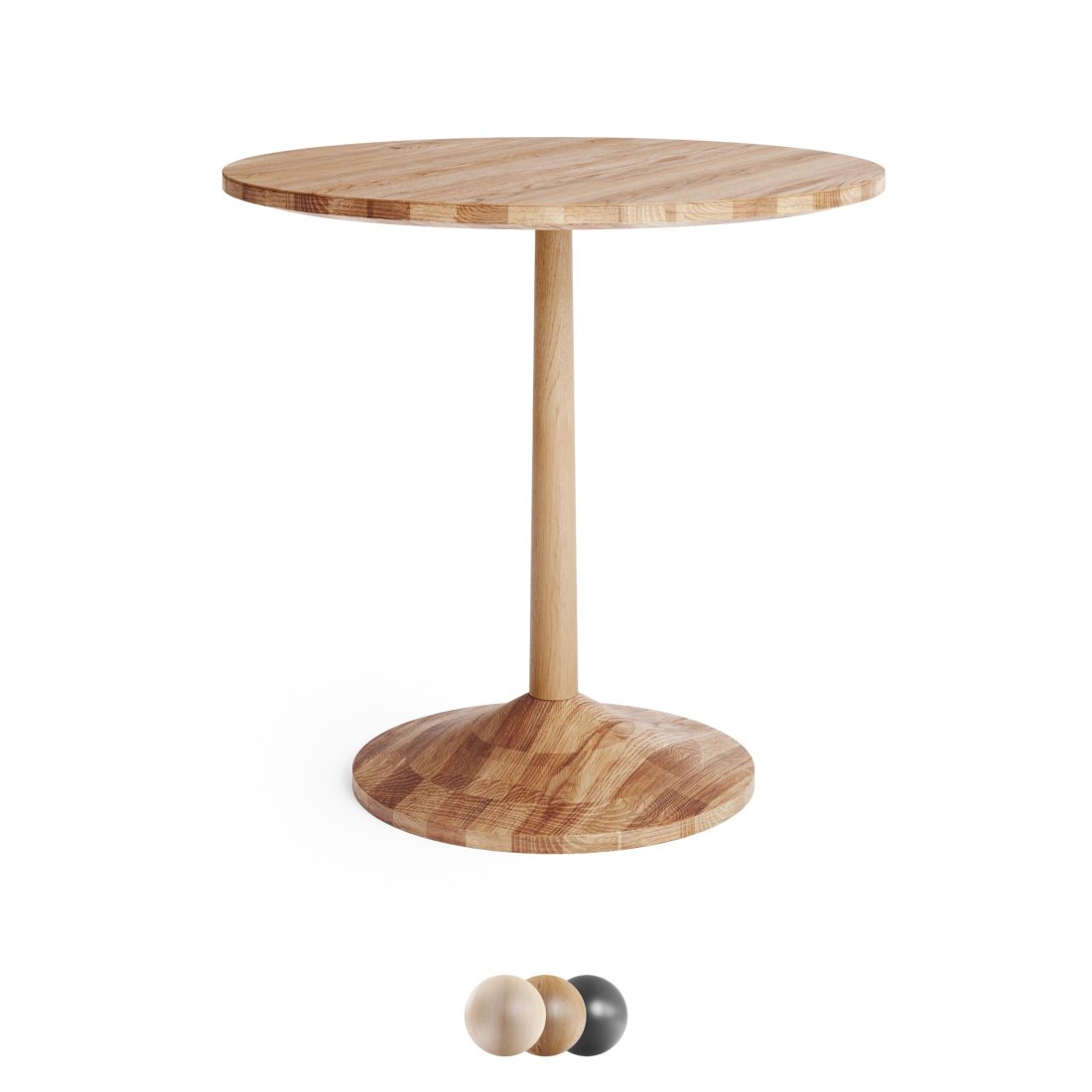 Bolia Dining Table Turned - 3D Model for VRay, Corona