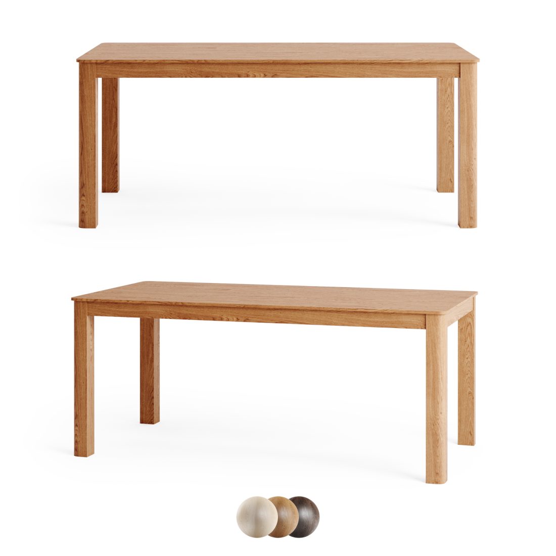 Bolia Dining Table Node - 3D Model for VRay, Corona