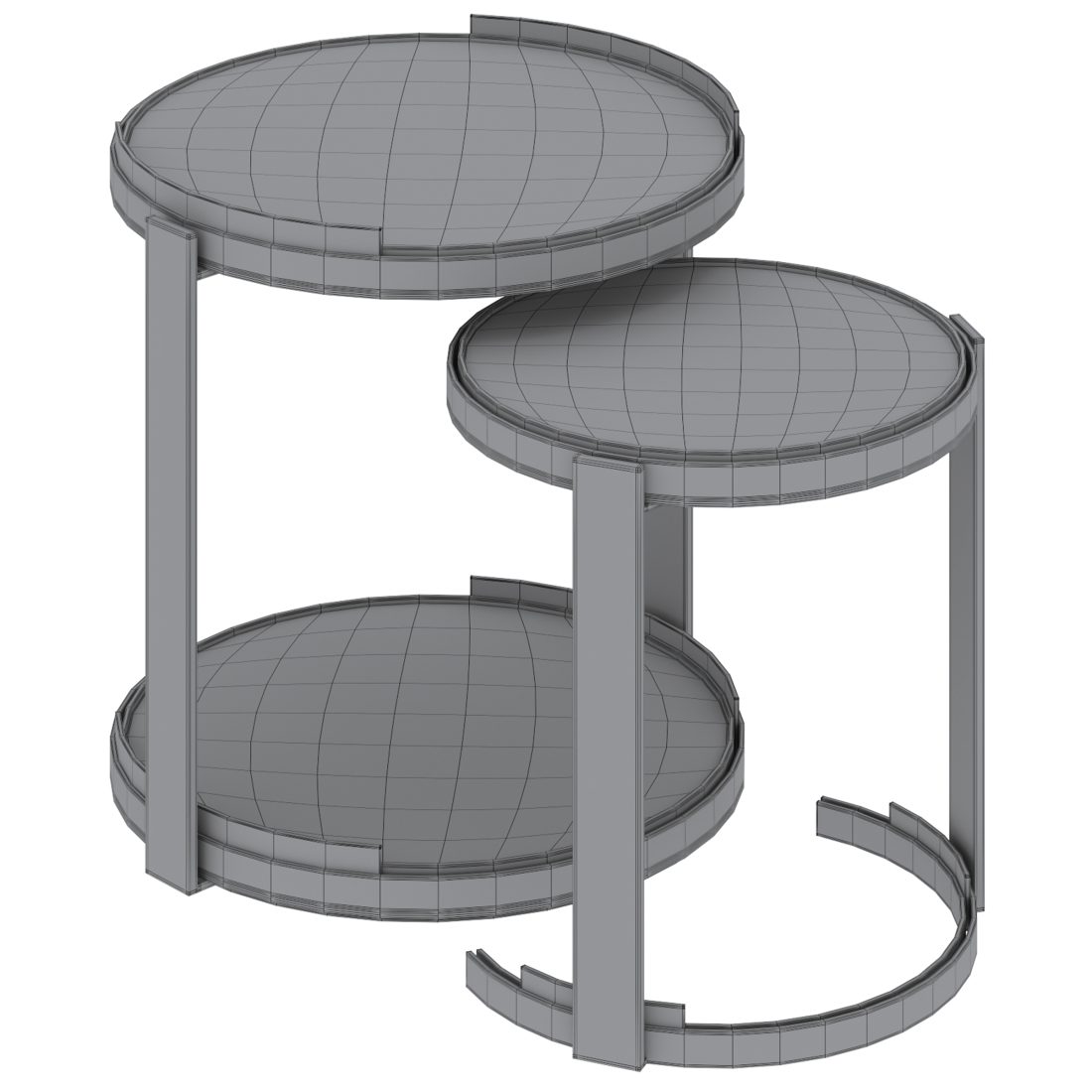 Side Table Boulder By Frato 3D Model for VRay, Corona | CGMood