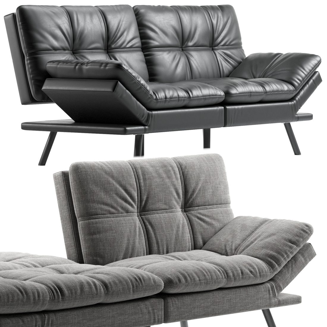 Vyfipt Sofas - 3D Model for Corona
