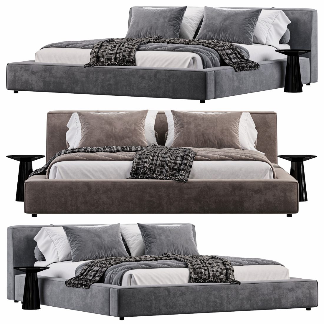Porter Bed By Rove Concepts Collection - 3D Model for Corona