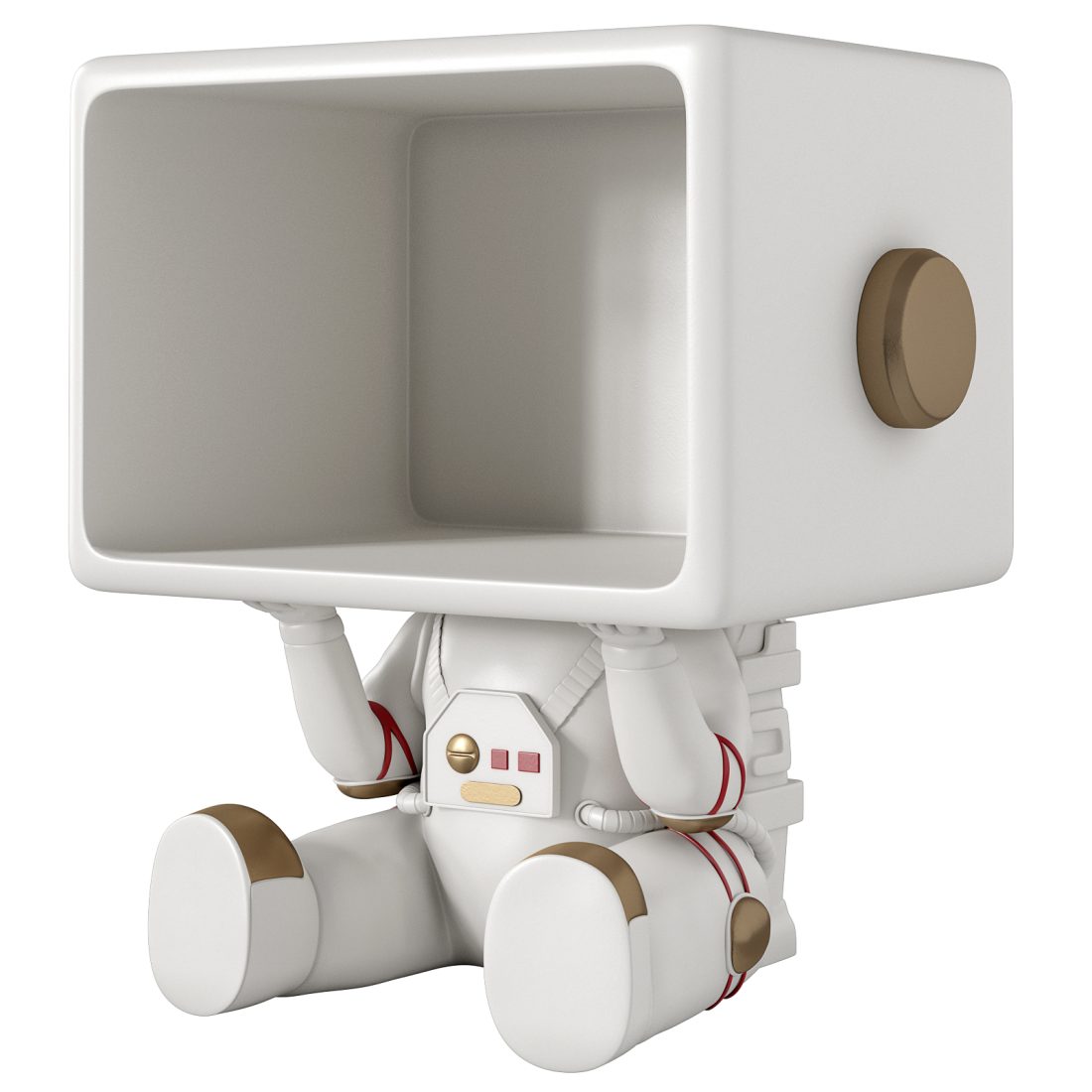 Astronaut Bedside Table 3D Model for VRay, Corona | CGMood