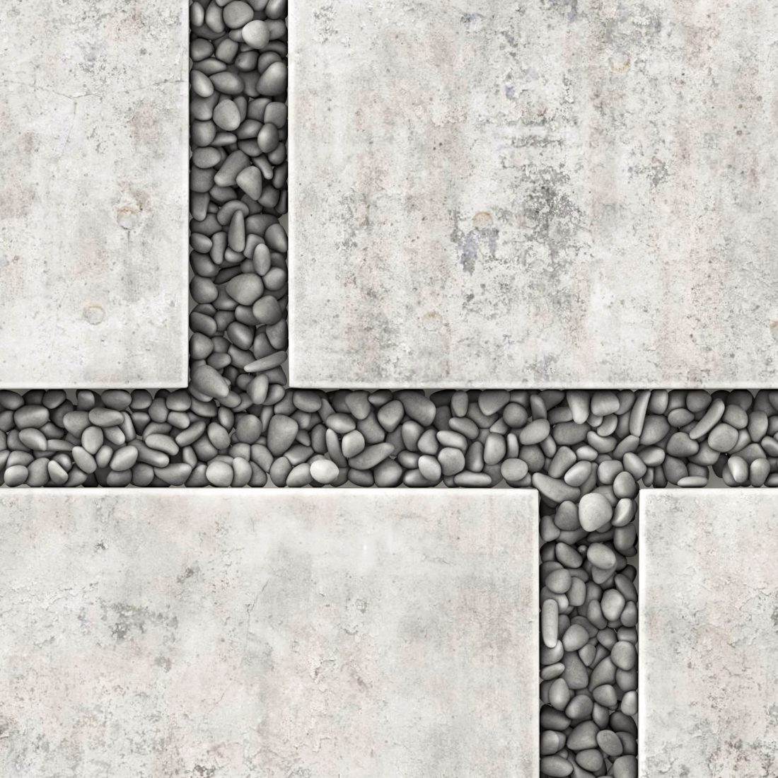 Paving Pebble N24 3D Model for VRay, Corona | CGMood
