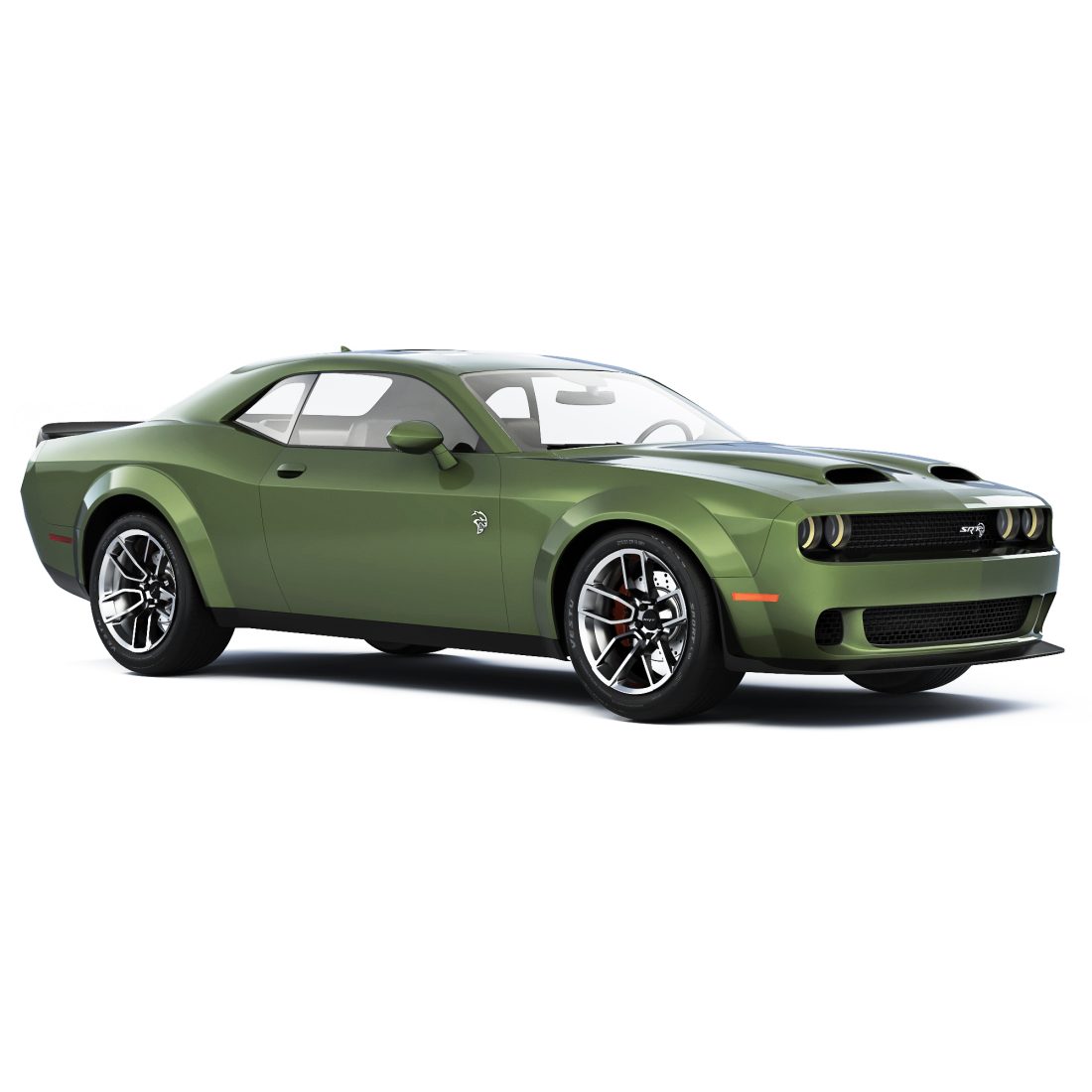 Dodge Challenger Srt Hellcat Red Eye 2021 3D Model for VRay | CGMood