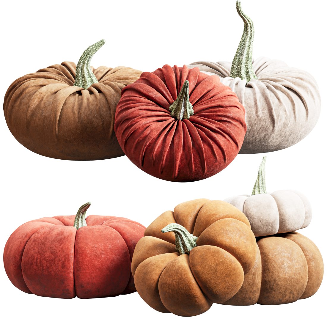 Pumpkin Chair2 - 3D Model for Corona