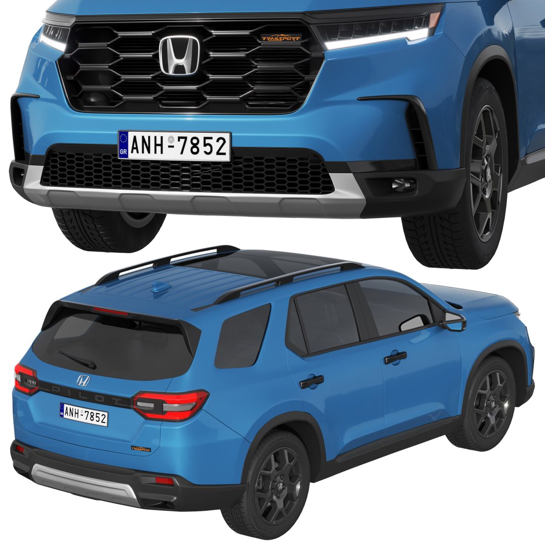 Honda Pilot 2023 - 3D Model for Corona