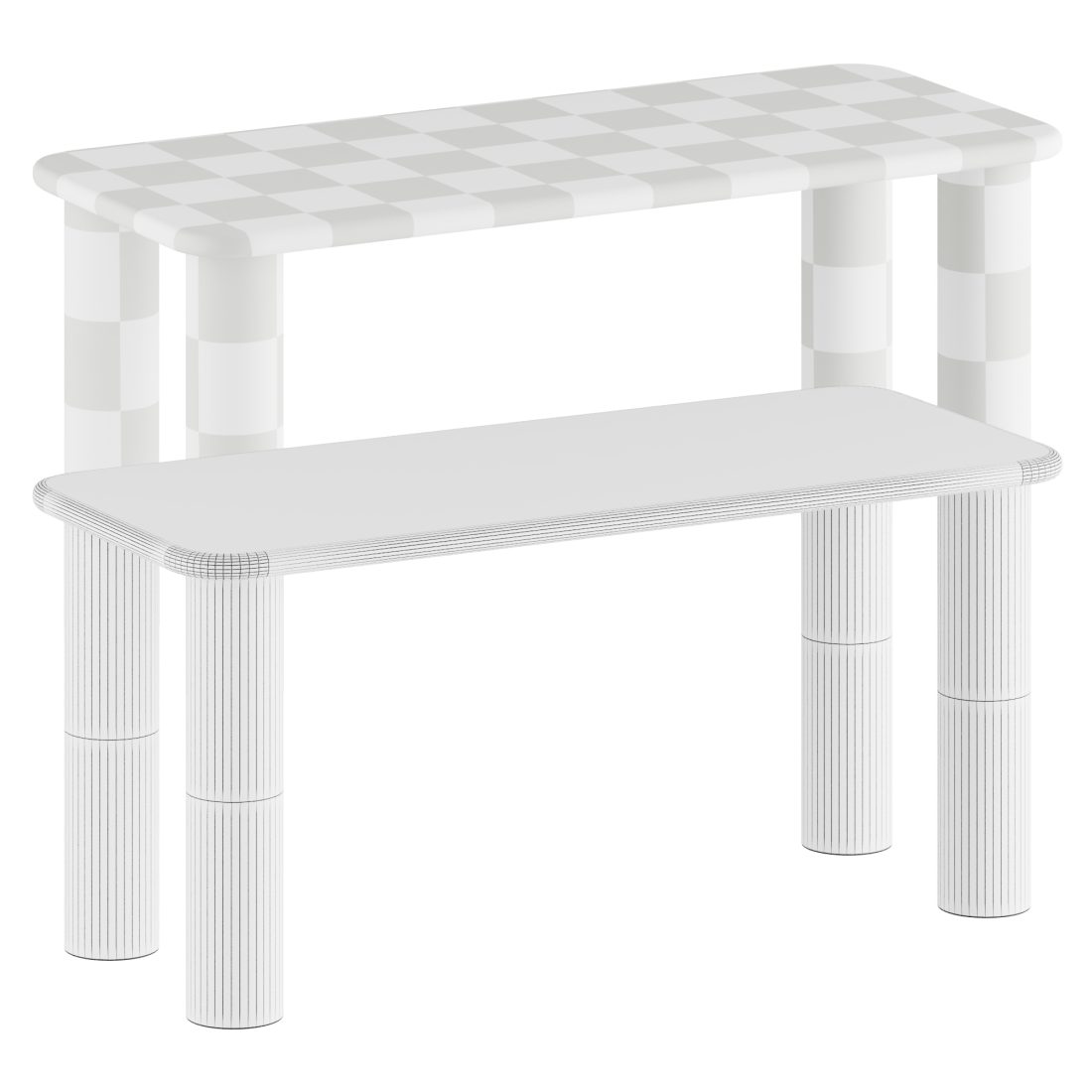 Commune | Table 3D Model for Corona | CGMood
