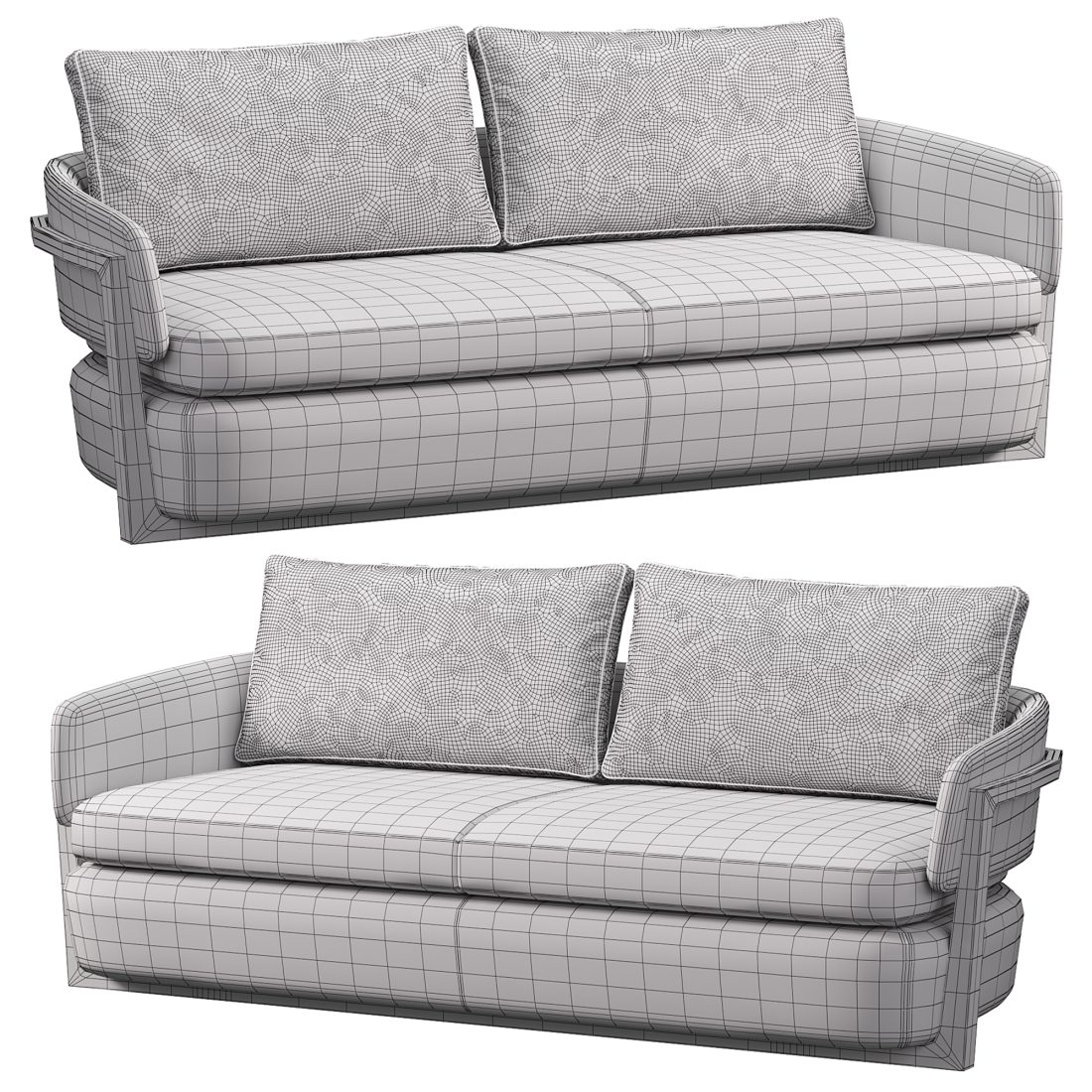 Arena Sofa By Porada - 3D Model for Corona