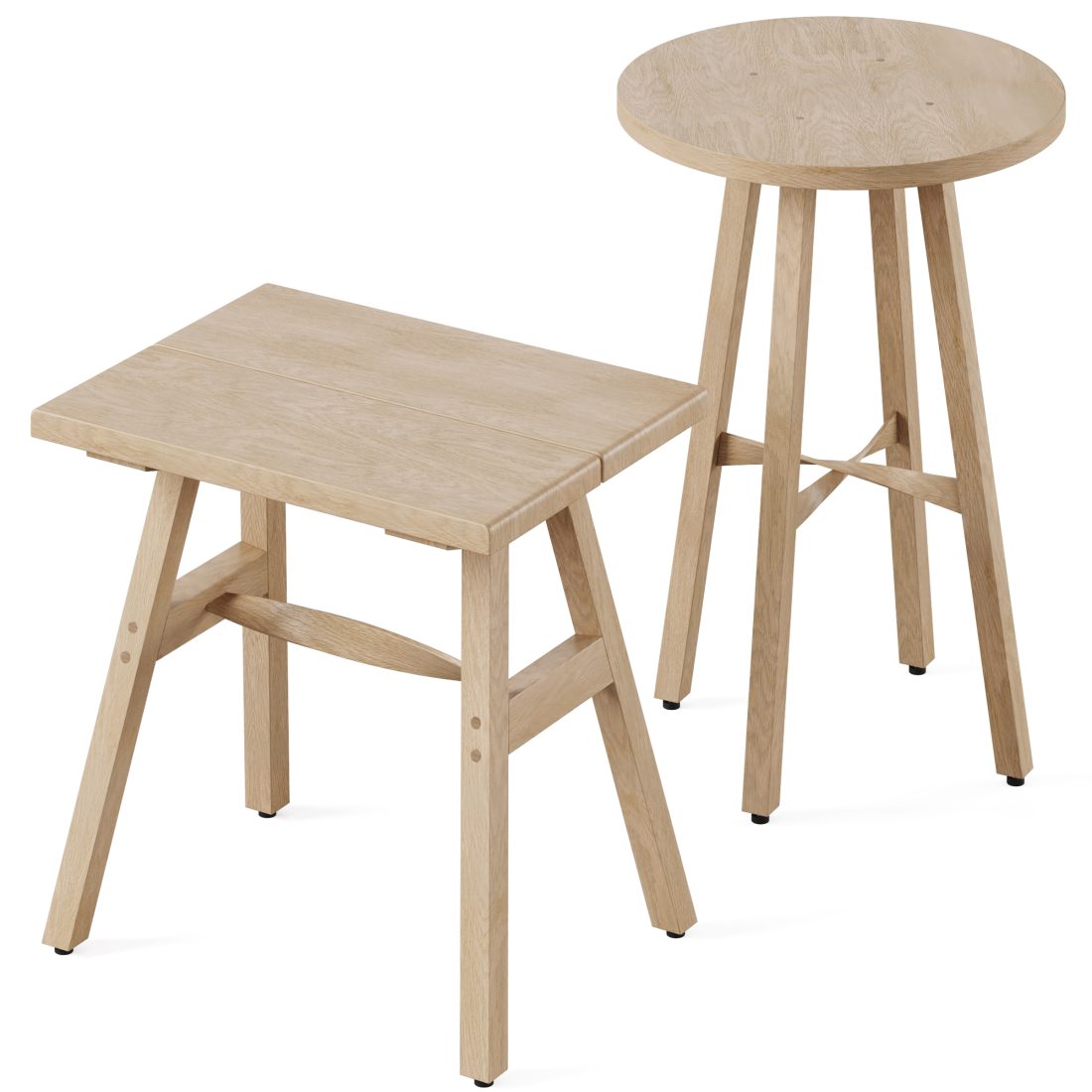 Coffee Table Stuggy And Crib By Tom Raffield - 3D Model for Corona, VRay