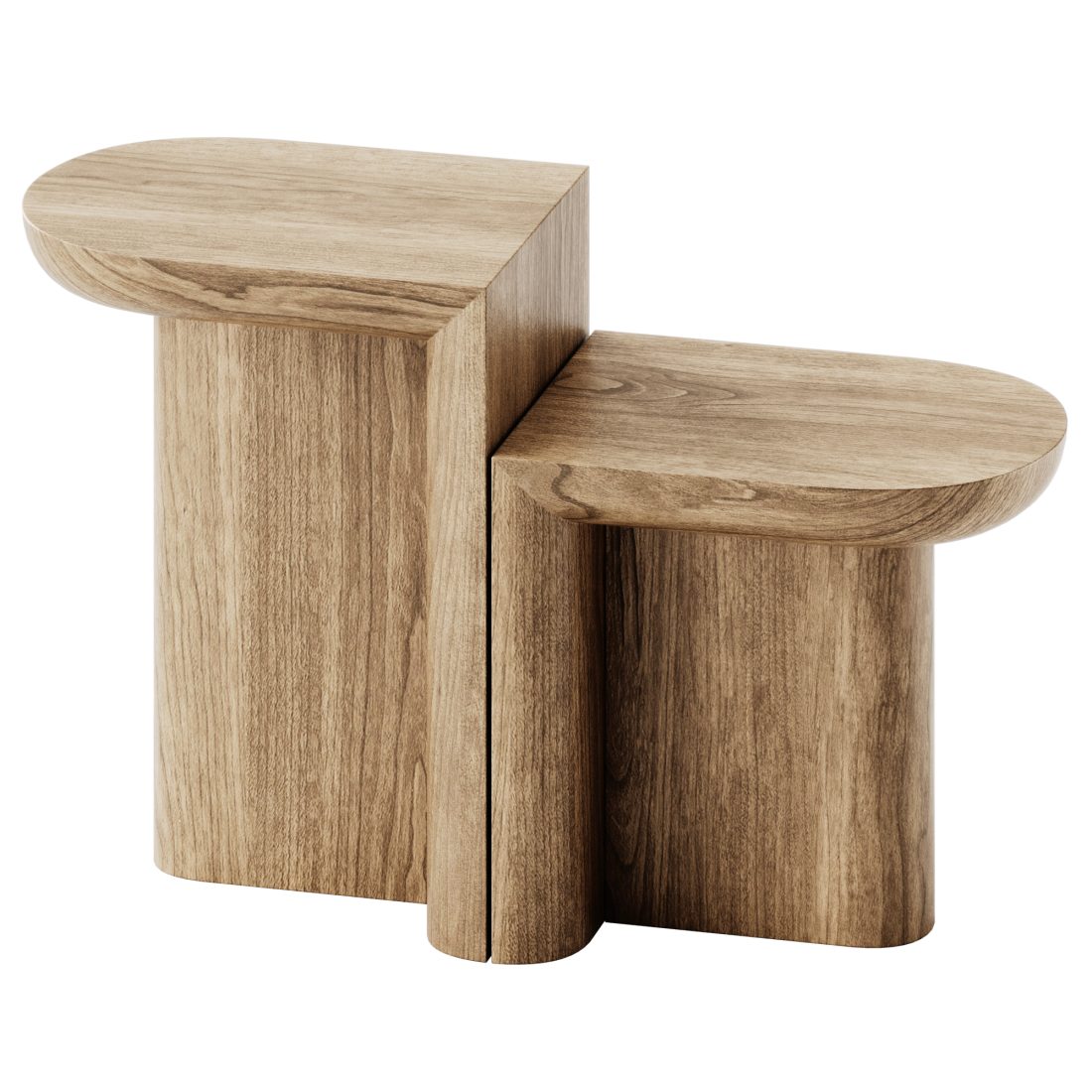 Re-form Side Table Set By Alain Gilles - 3D Model for Corona