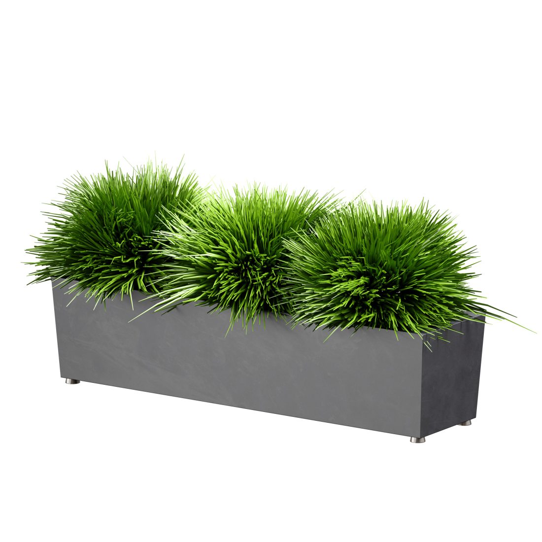 Grass In Pots Plants In Boxes 3D Model for FStorm, VRay, Corona | CGMood