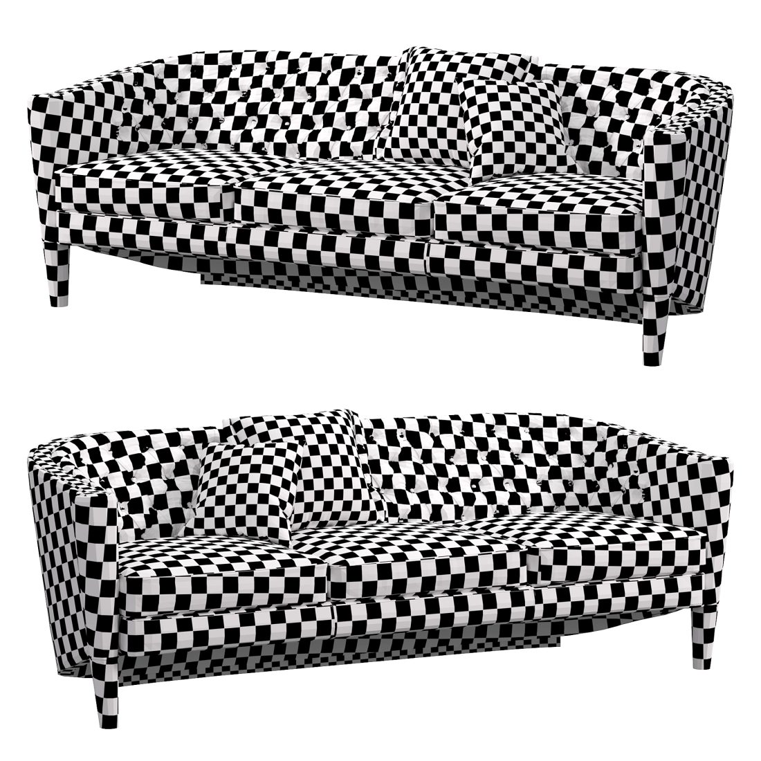 Rich Cushion Sofa By Moroso - 3D Model for Corona