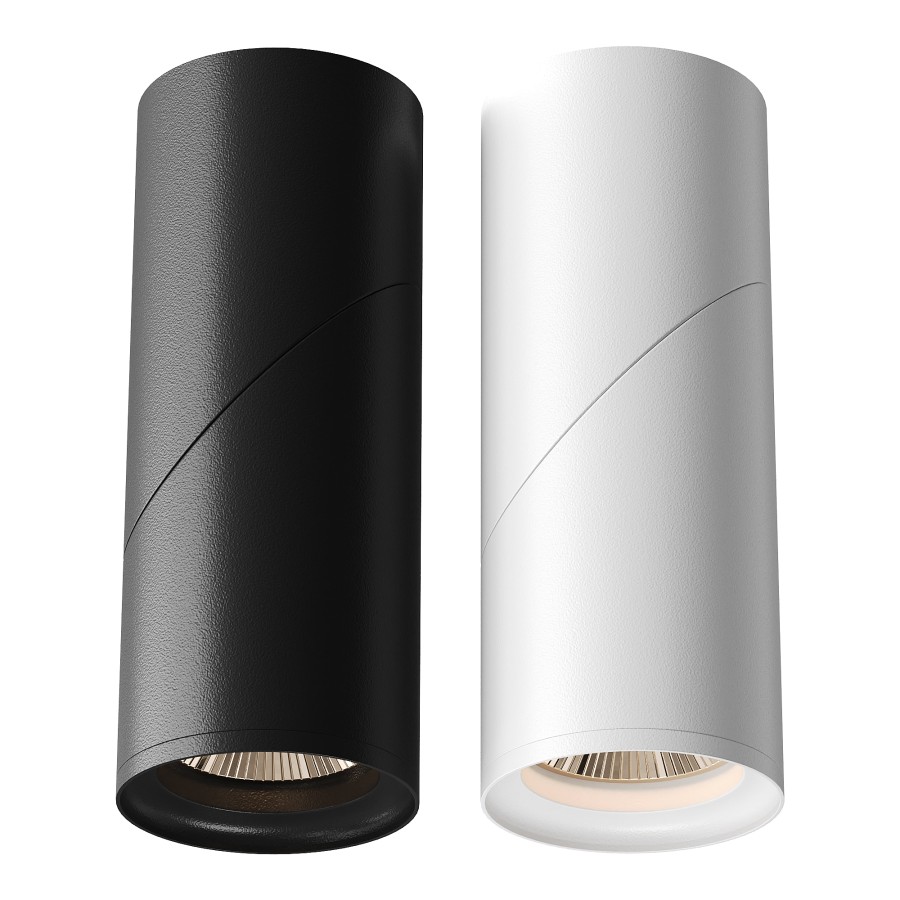 Dimmable Rotating Led Downlights - 3D Model for Corona