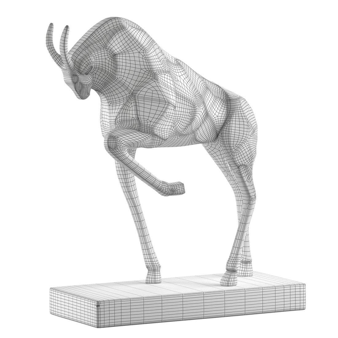 Torero Sculpture - 3D Model for VRay